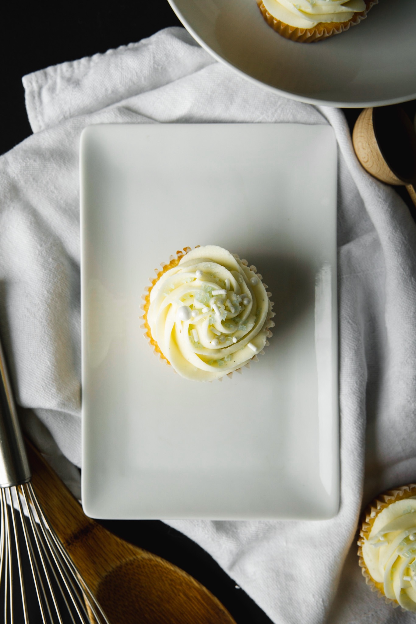 **The BEST** Fluffy Vanilla Cupcakes - The Mindful Meringue