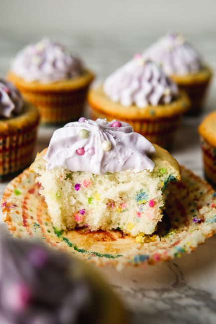 Fabulous Funfetti Cupcakes - The Mindful Meringue