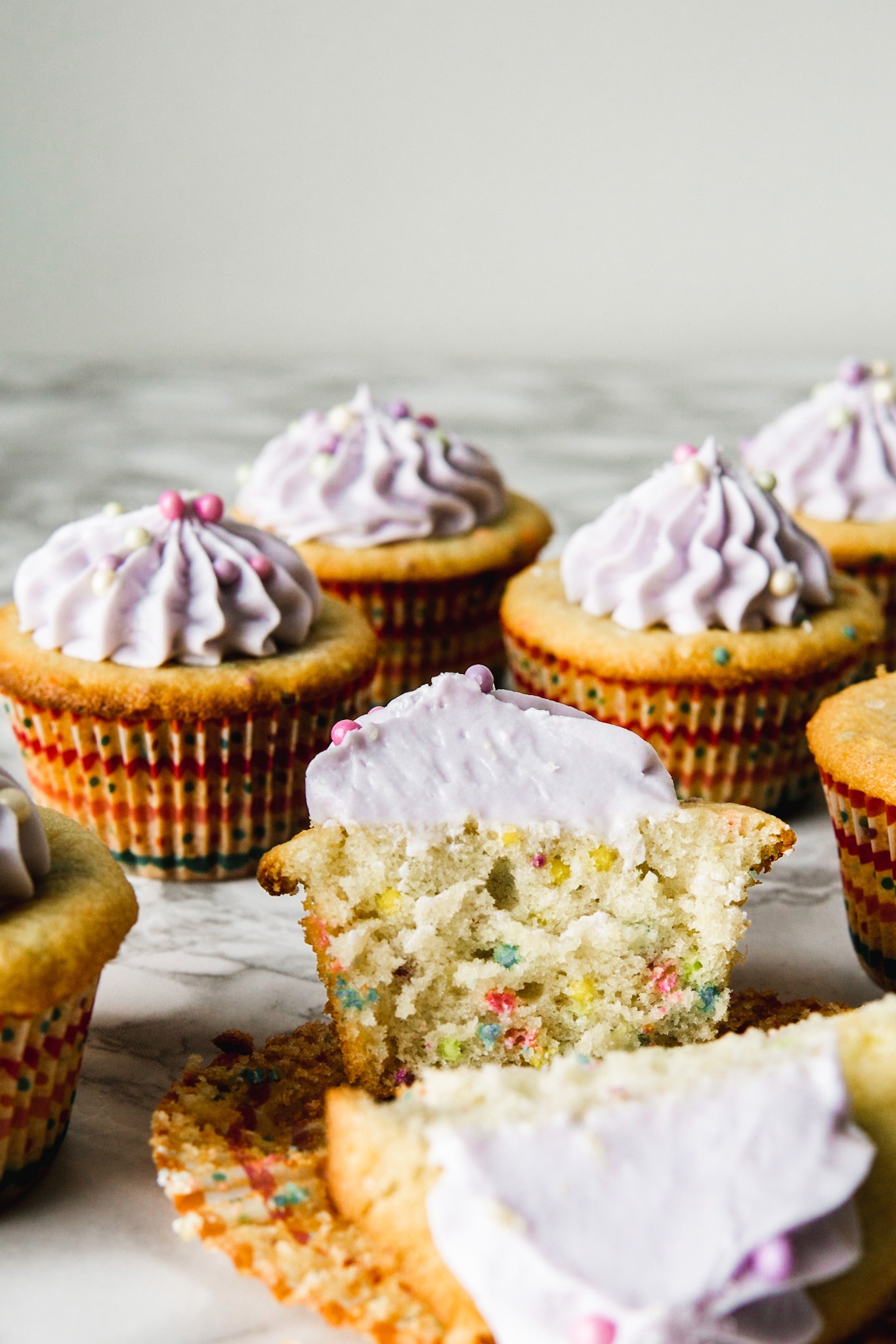 Fabulous Funfetti Cupcakes - The Mindful Meringue
